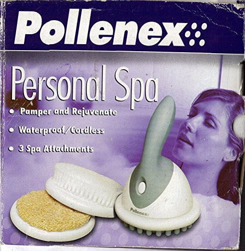 Pollenex S5740 Personal Spa Cordless Massager 3 Attachments - Walmart.com