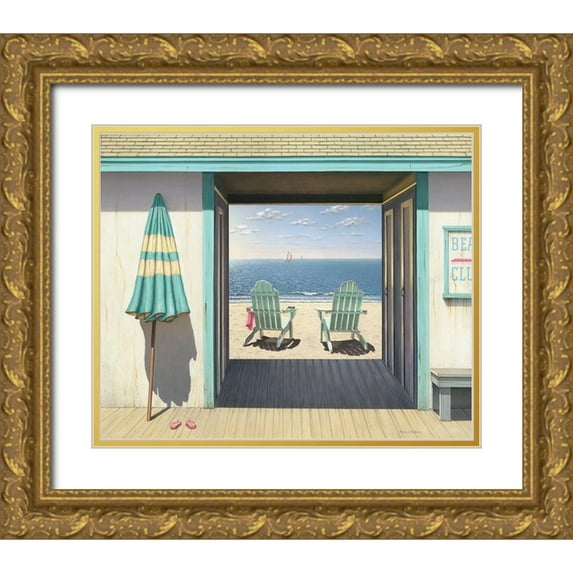 Pollera, Daniel 14x12 Gold Ornate Wood Framed with Double Matting ...