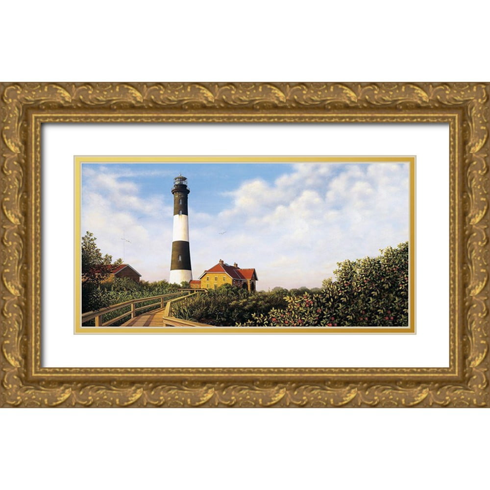 Pollera, Daniel 24x14 Gold Ornate Wood Framed with Double Matting ...