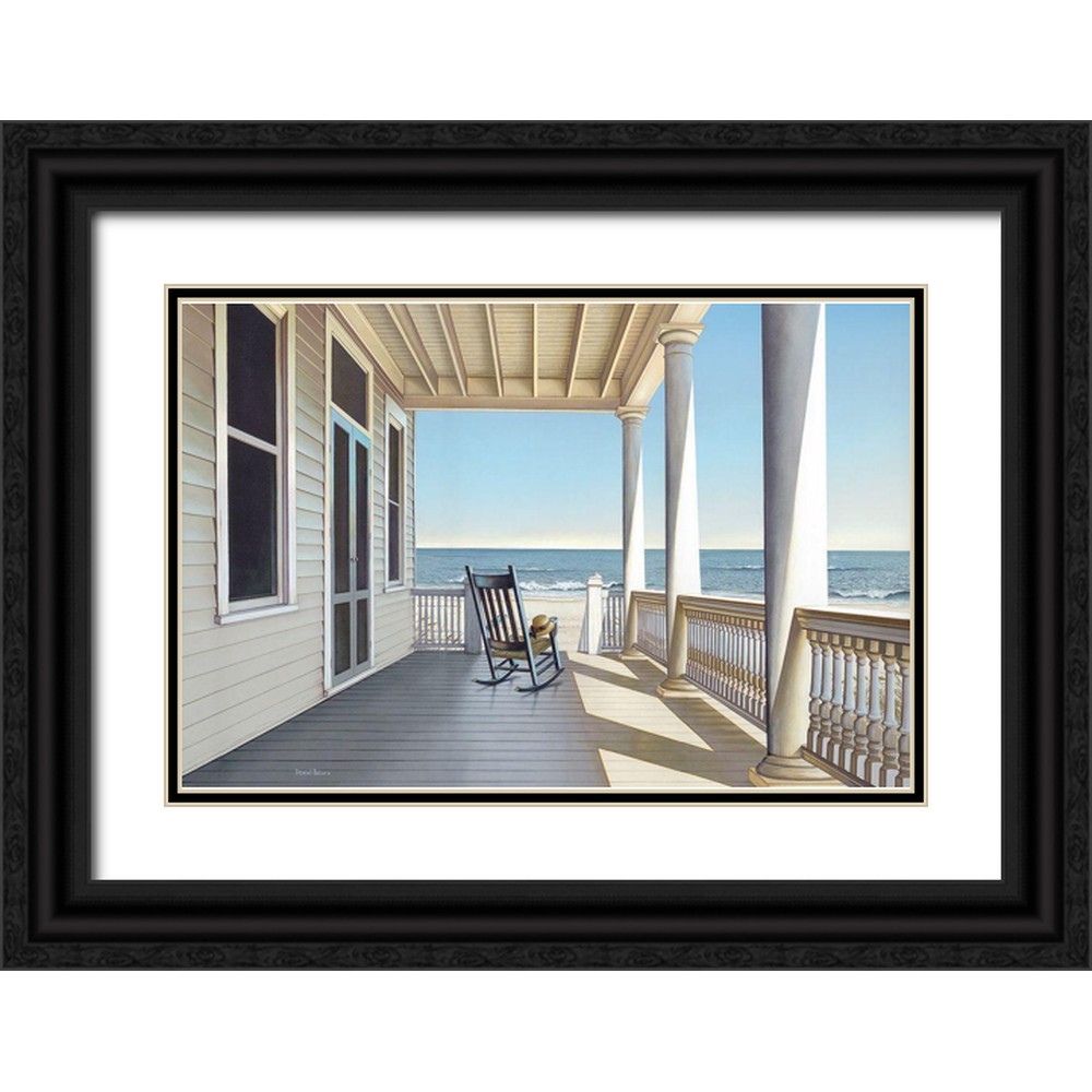 Pollera, Daniel 24x17 Black Ornate Wood Framed with Double Matting ...