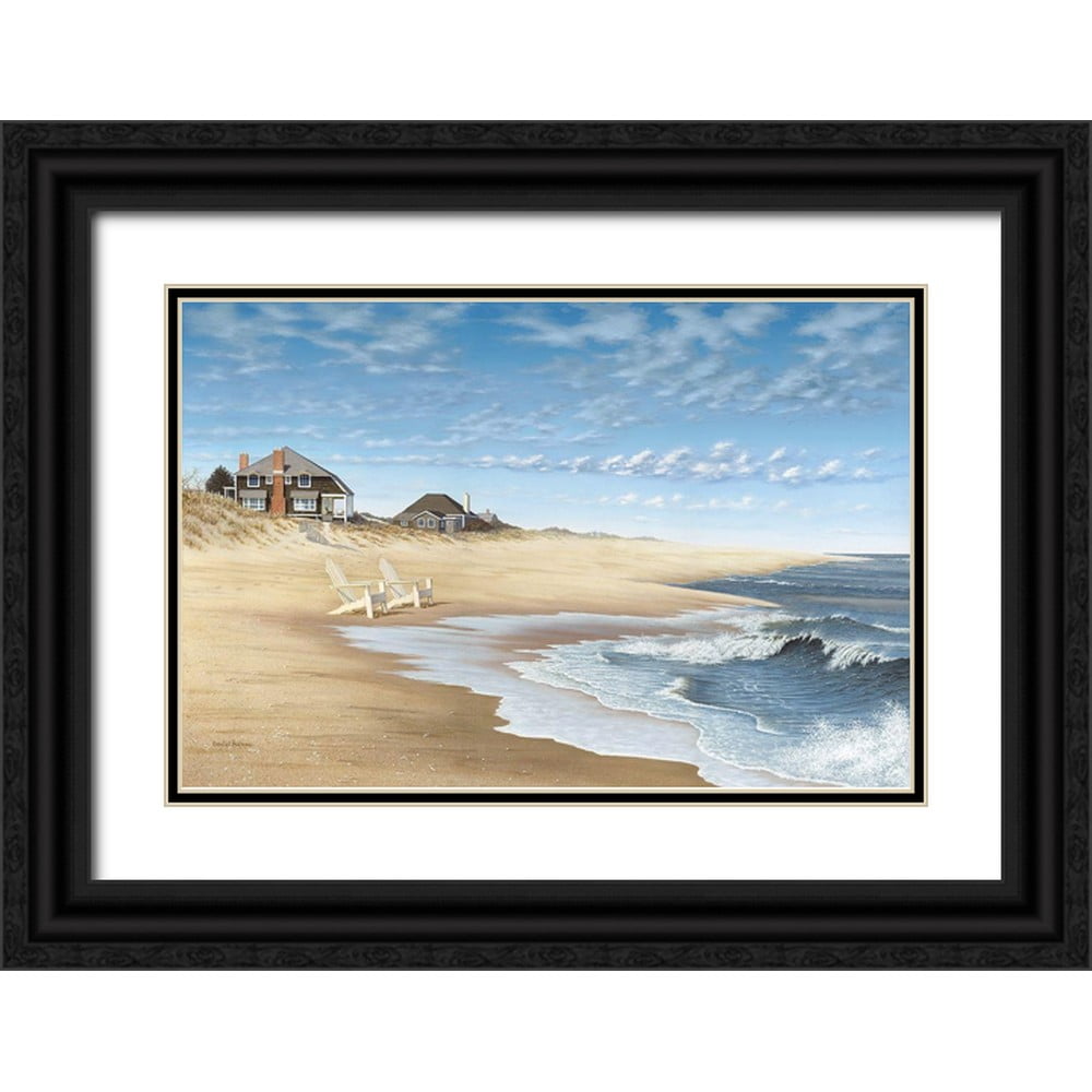 Pollera, Daniel 24x17 Black Ornate Wood Framed with Double Matting ...