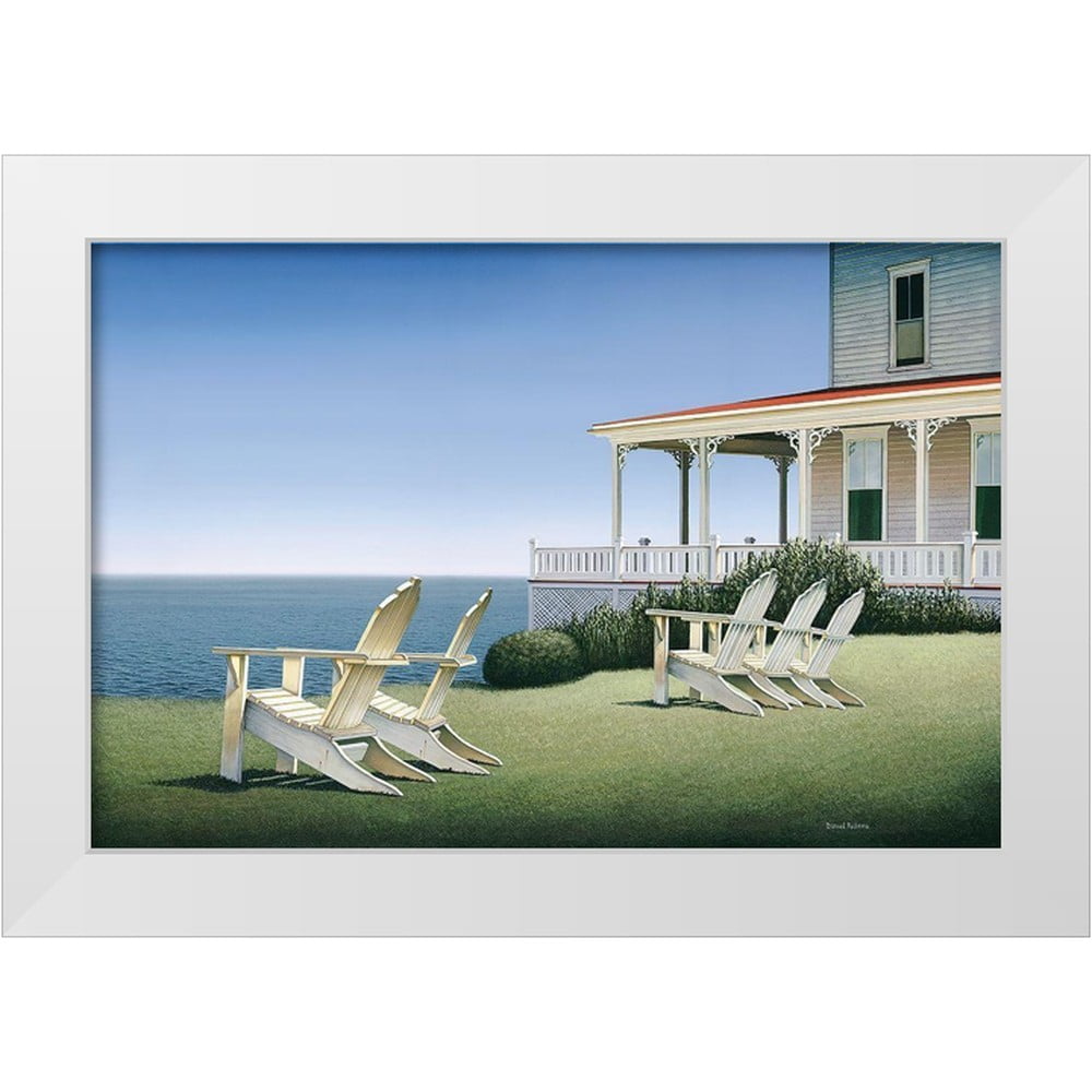 Pollera, Daniel 32x23 White Modern Wood Framed Museum Art Print Titled ...