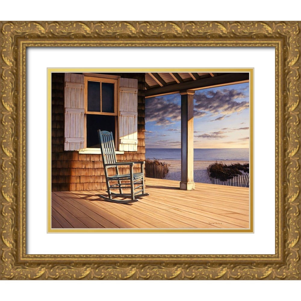 Pollera, Daniel 32x26 Gold Ornate Wood Framed with Double Matting ...