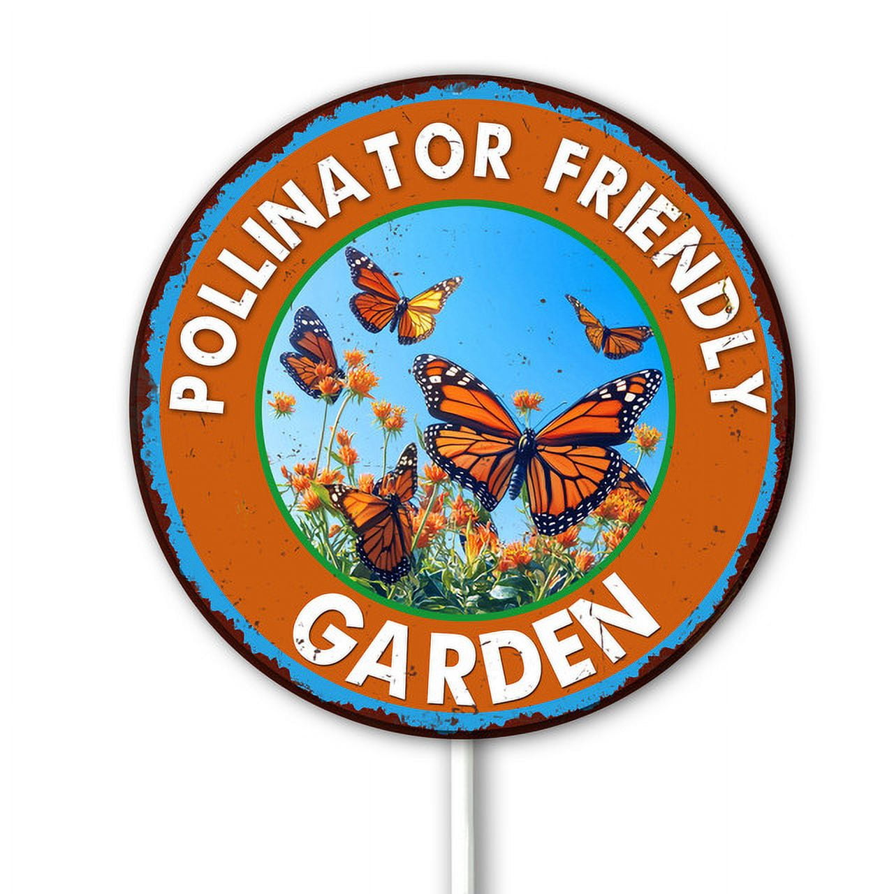 Pollinator Friendly Garden Sign Milkweed for Monarchs Sign Butterfly ...