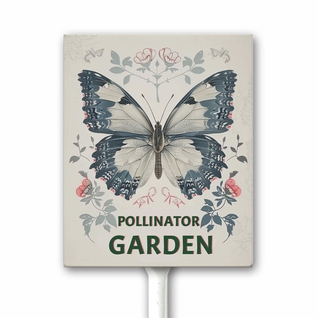 Pollinator Garden Sign, Butterfly Garden Sign, Pollinator Habitat sign ...