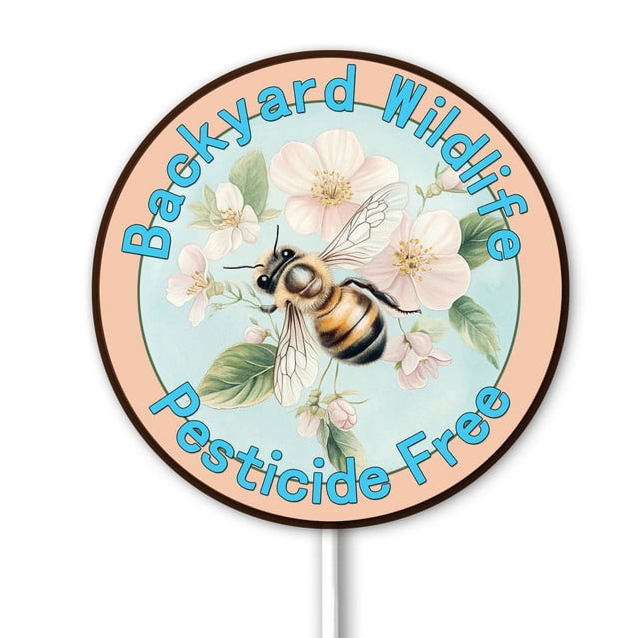 Pollinator Habitat Garden Sign Apiary Bee Sign Pollinators Welcome ...