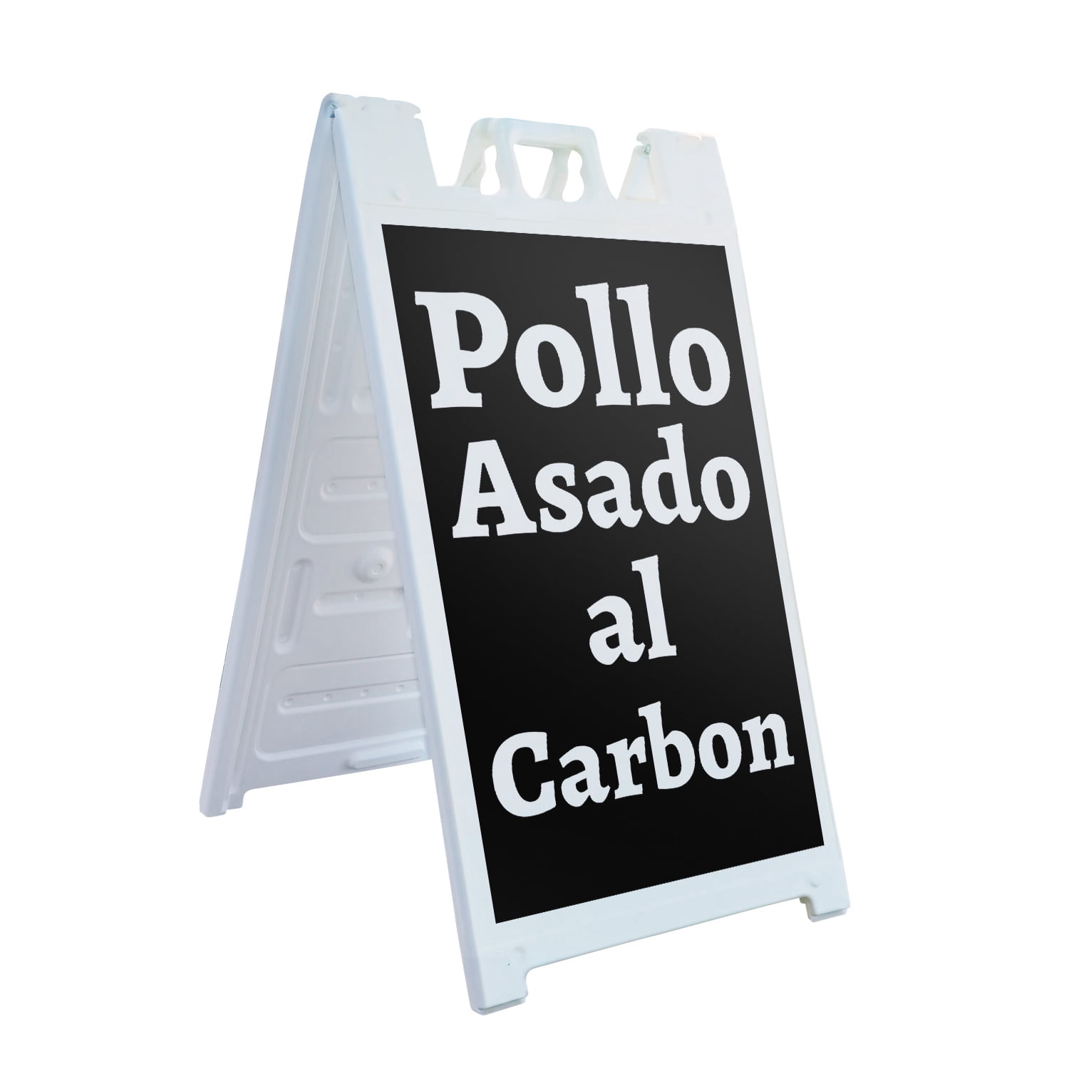 Pollo Asado al Carbon 24" x 36" Double Sided A-Frame Sidewalk Sign ...