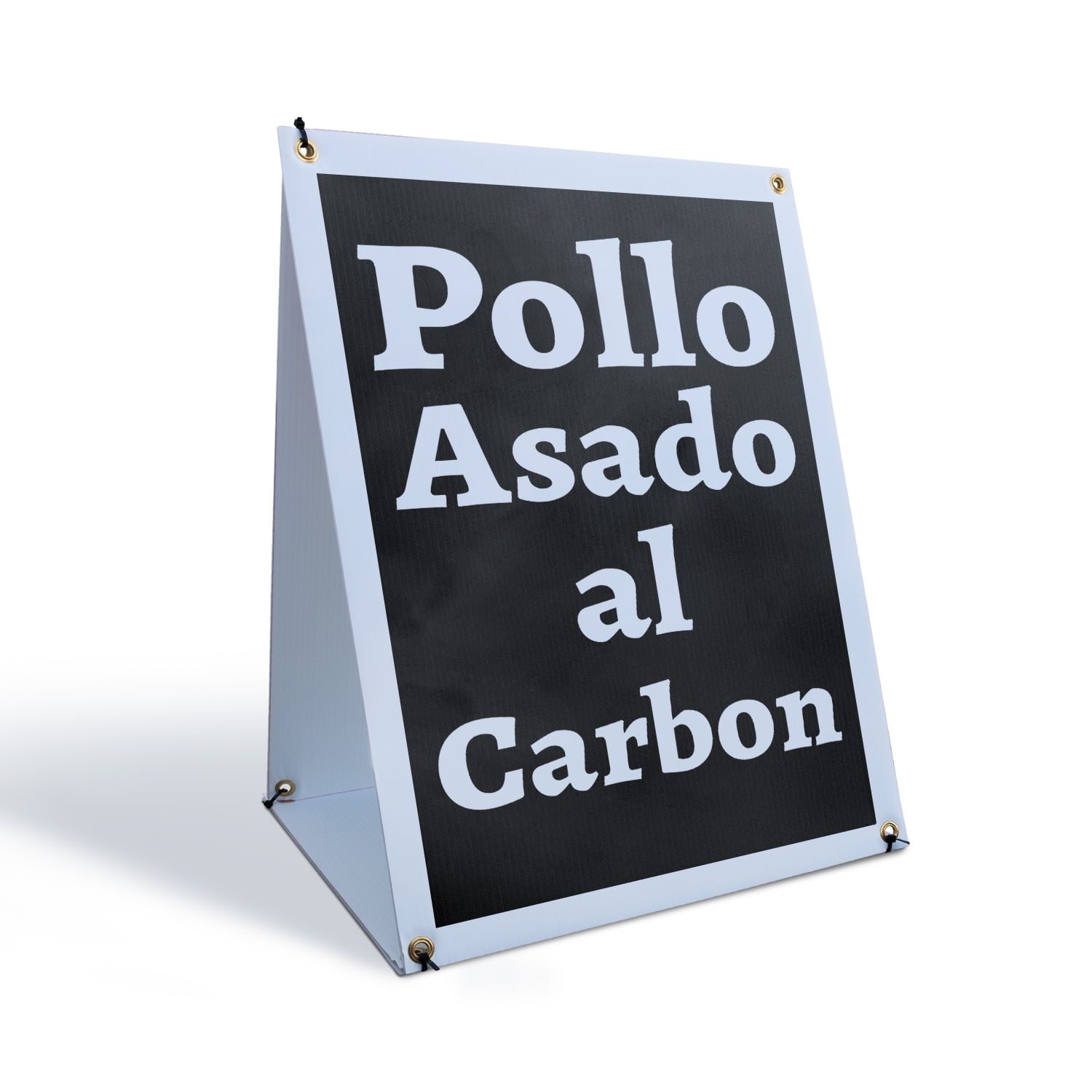 Pollo Asado al Carbon Sidewalk Sign 18 Inch x 24 Inch A-Frame Images On ...