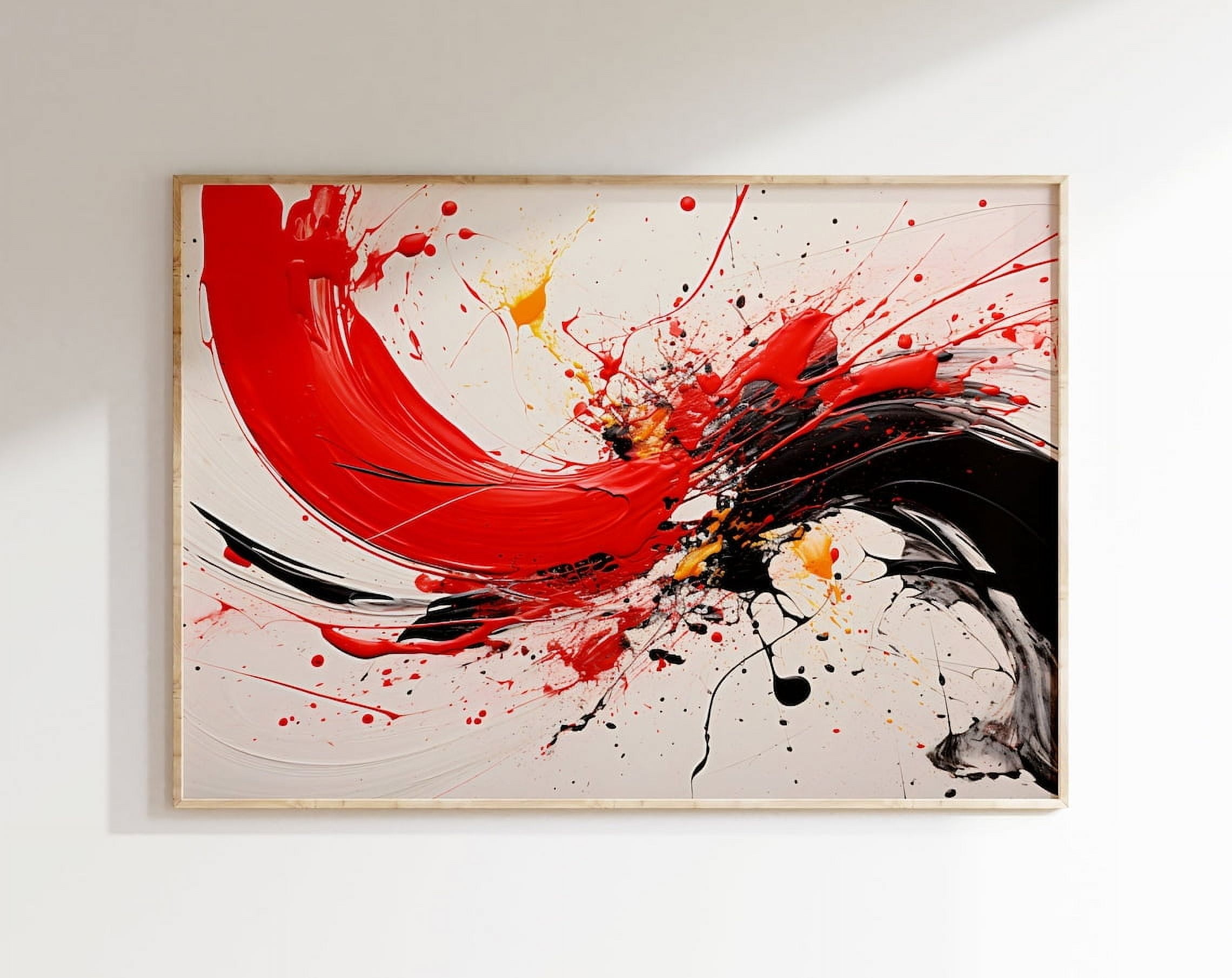 Pollock Poster - Colorful Wall Art As Pollock Print, Pollock Abstract ...