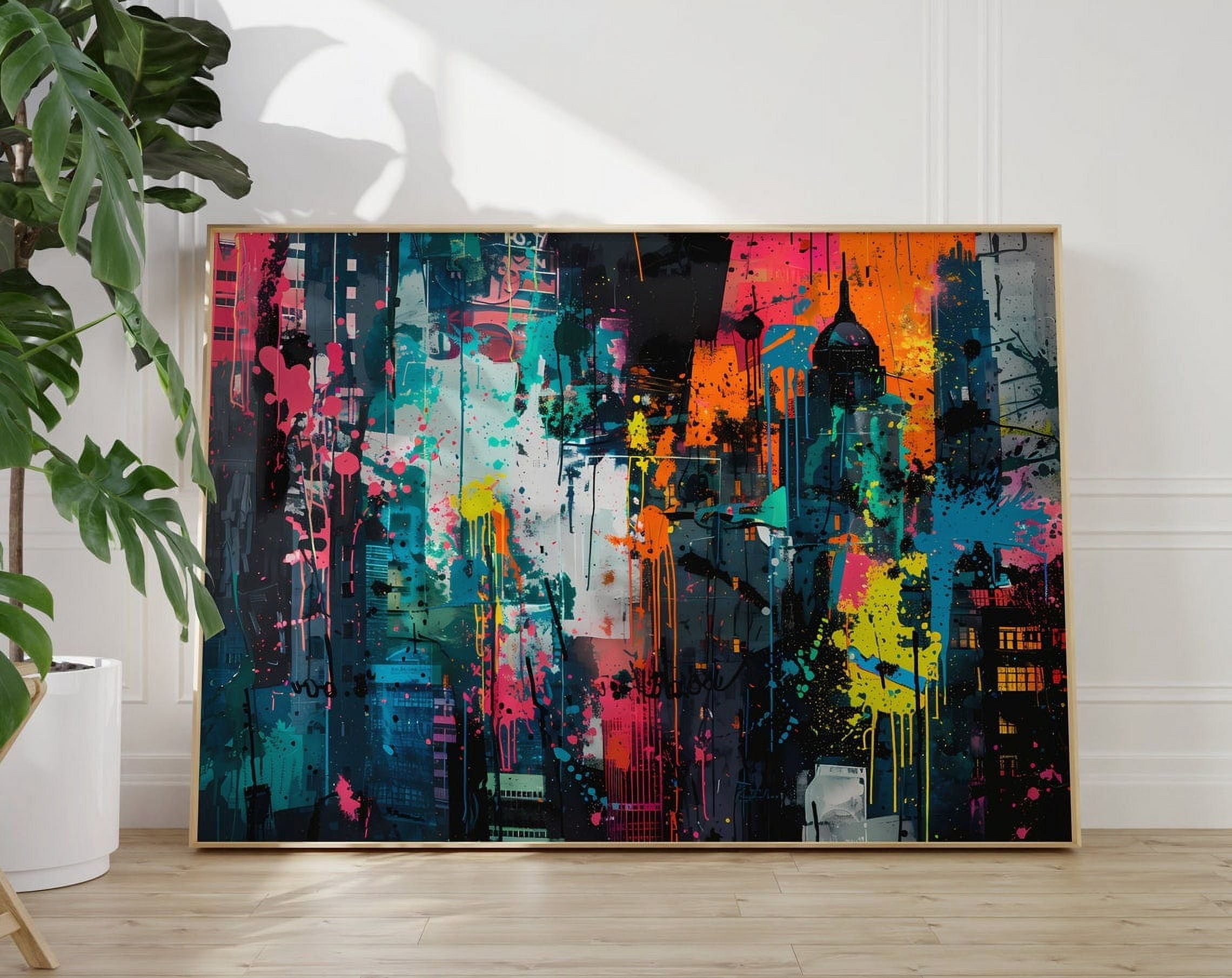 Pollock Poster - Colorful Wall Art As Pollock Print, Pollock Abstract ...