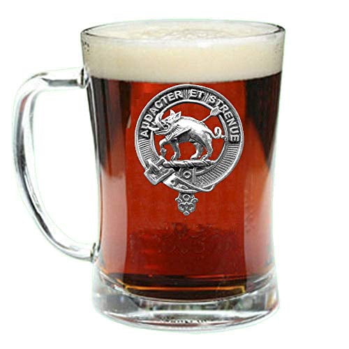 Pollock Scottish Clan Crest Badge Glass Beer Mug - Walmart.com