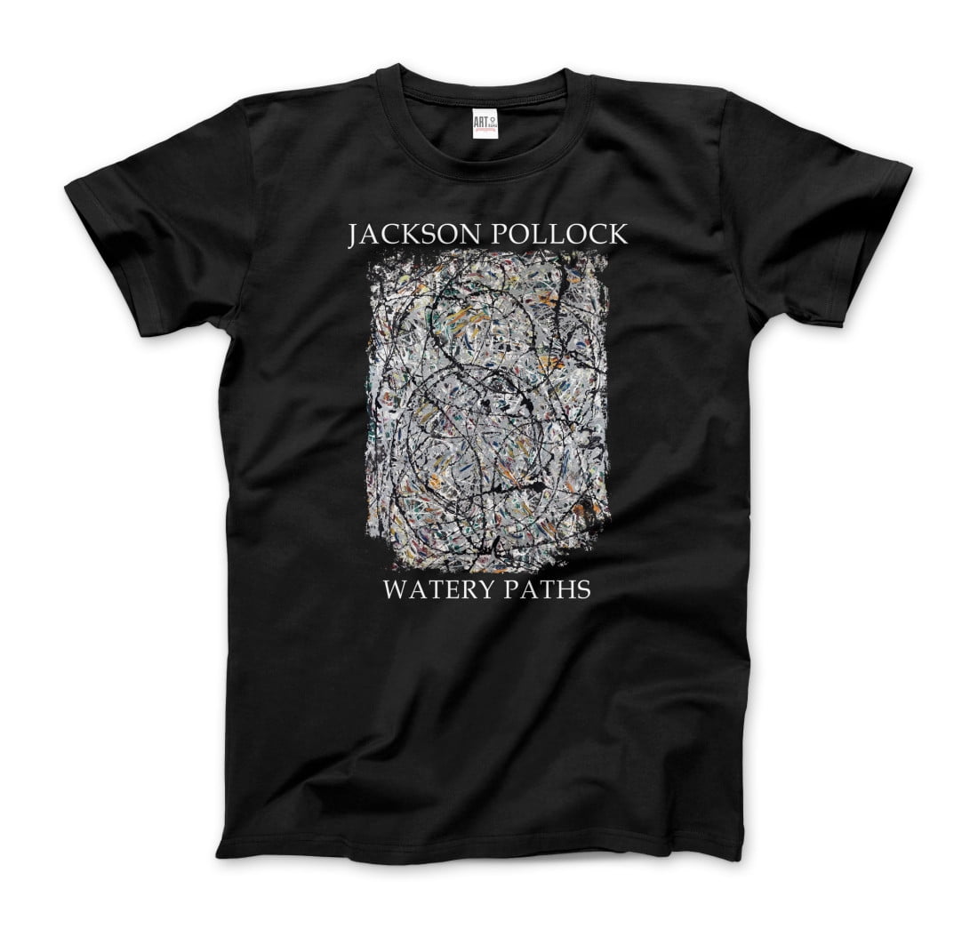 Pollock - Watery Paths 1947 Artwork T-Shirt - Walmart.com