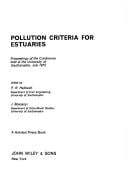 Pre-Owned Pollution Criteria for Estuaries 9780470369203 / - Walmart.com