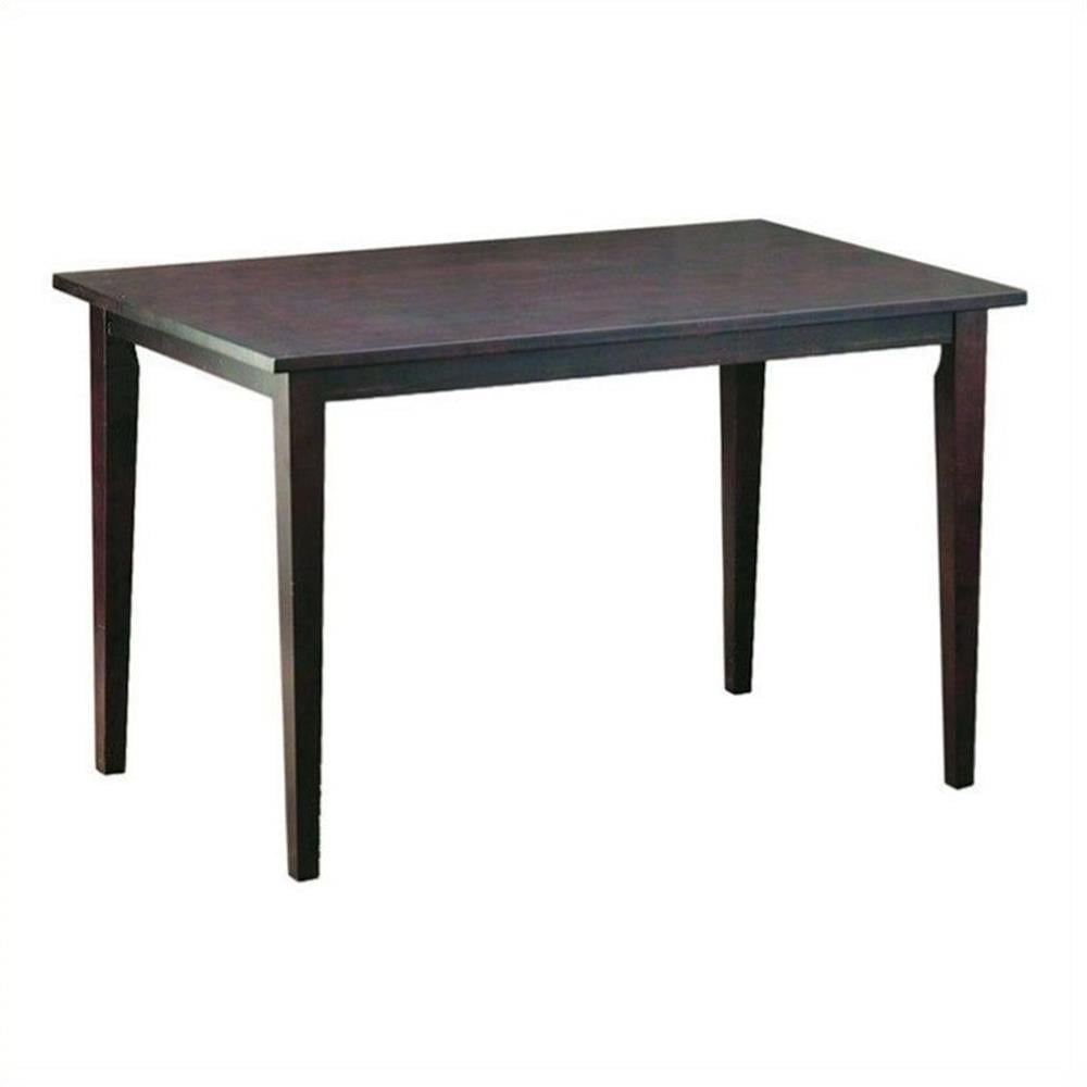 Polly Dining Table in Light Cappuccino - Walmart.com