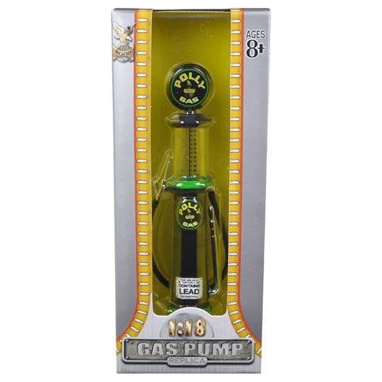 Polly Gasoline Vintage Gas Pump Cylinder 1-18 Diecast Replica - Walmart.com