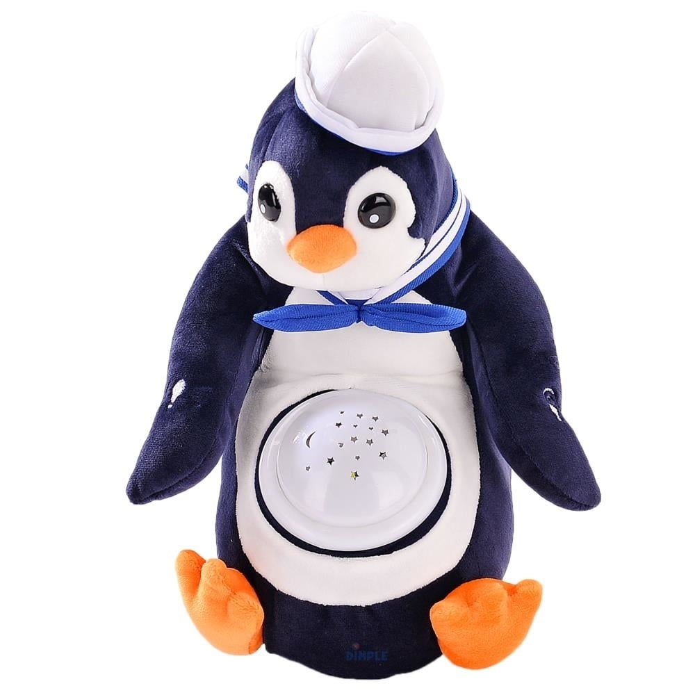 Polly Penguin Nightlight Soother Lullabies Nature Sounds Plush Toy ...