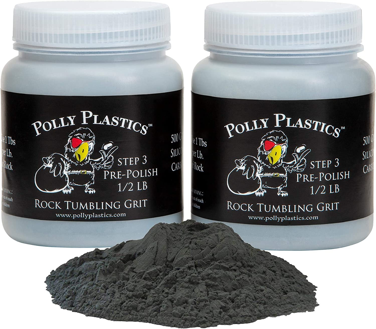 Polly Plastics Media Grit Refill Pre-Polish 500 Silicon Carbide Grit ...