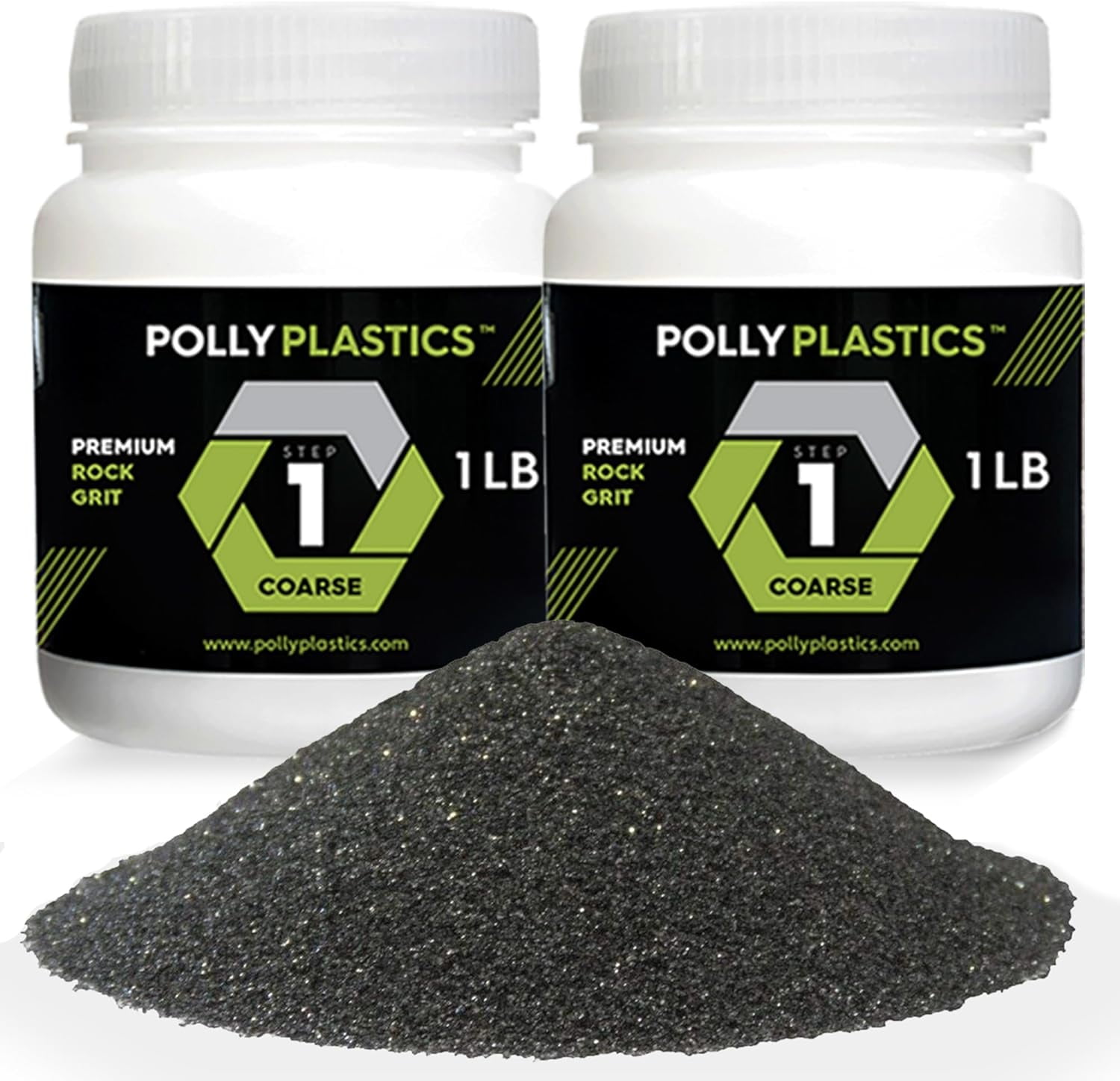 Polly Plastics Rock Tumbler Grit Refill Coarse 60/90 Silicon Carbide ...
