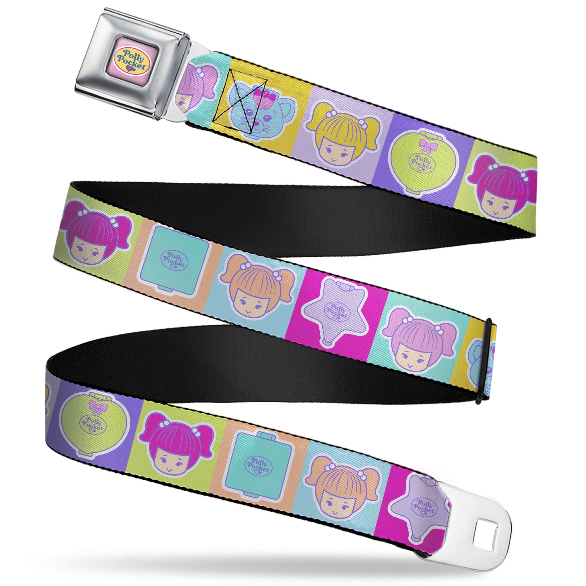 Polly Pocket Belt, Seatbelt Buckle Belt, Polly Pocket Doll Faces and ...