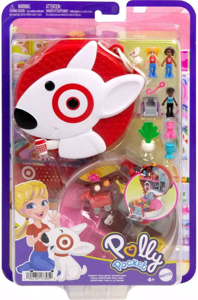 Polly Pocket Compact Bullseye Adventure Playset - Walmart.com
