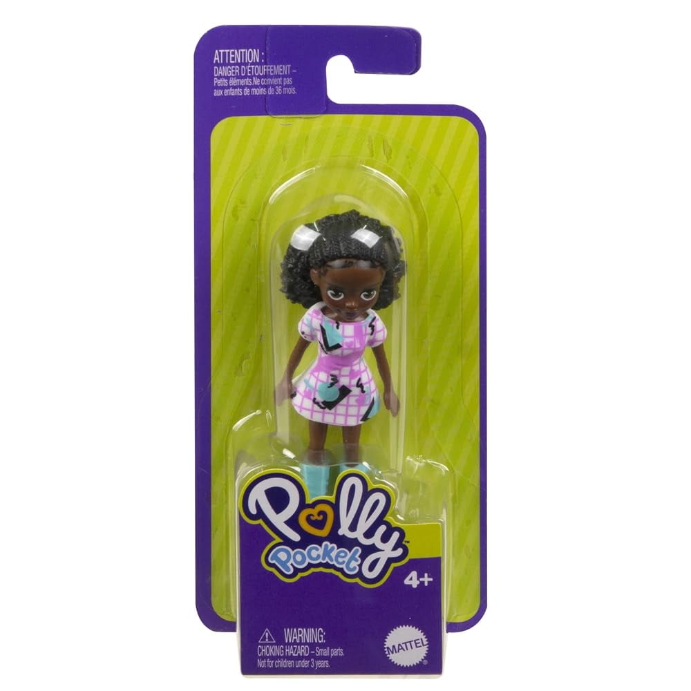 Polly Pocket Collectible Doll ~ Polly's Friend Wearing Pink and White ...
