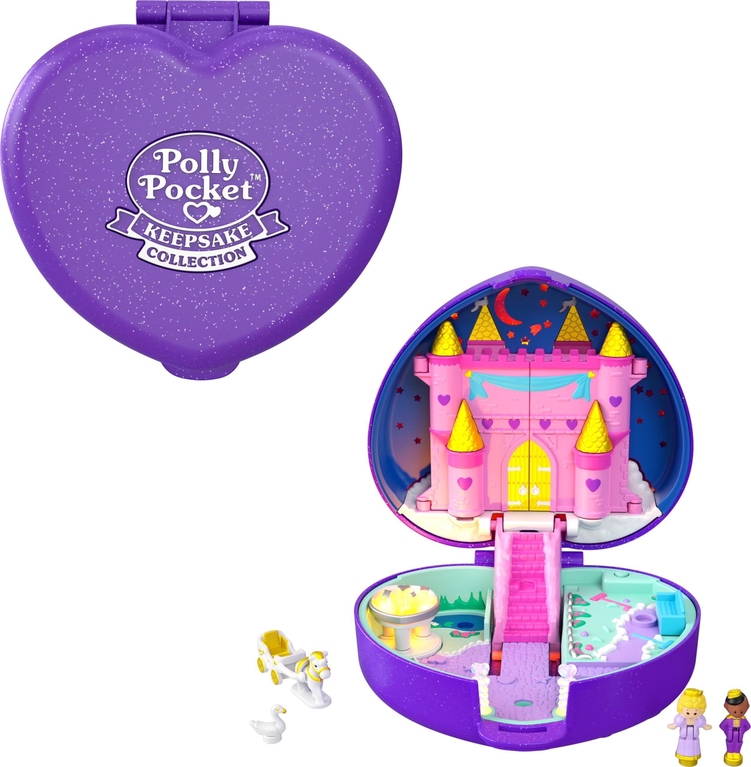 Polly Pocket Starlight Castle Compact Collection, Enchanted Theme ...