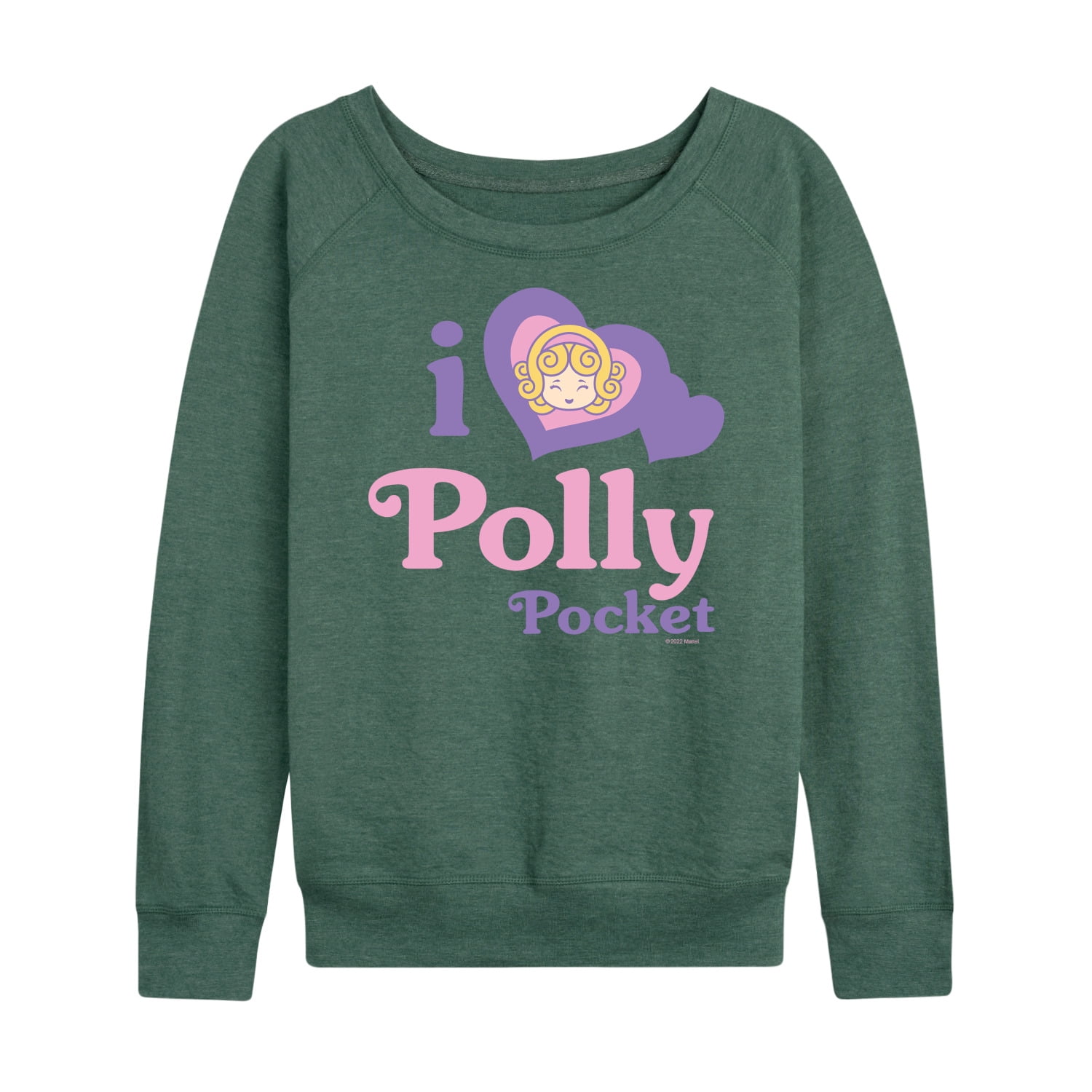 Polly Pocket - I Love Polly Pocket - Women's Lightweight French Terry ...