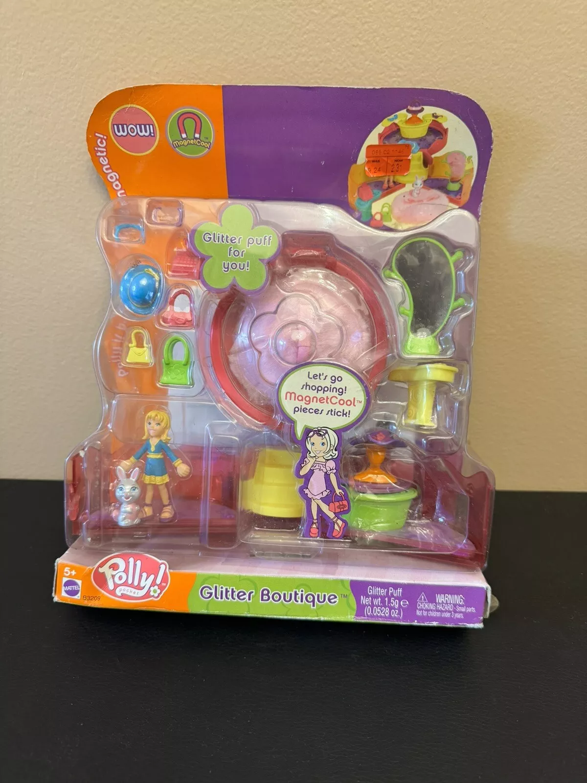 Polly Pocket Mattel GLITTER BOUTIQUE (2001) - Walmart.com
