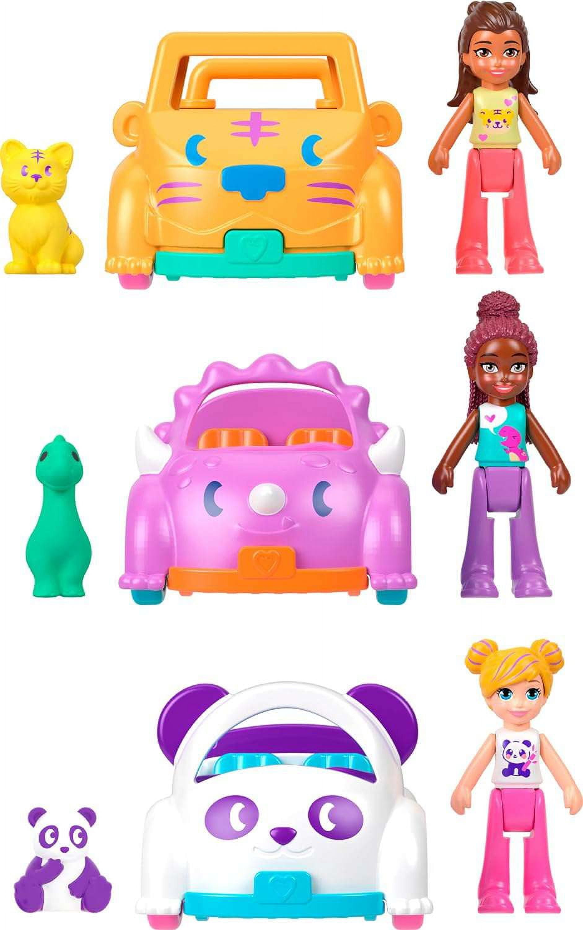 Polly Pocket Micro Vehicle 3-Pack - Walmart.com