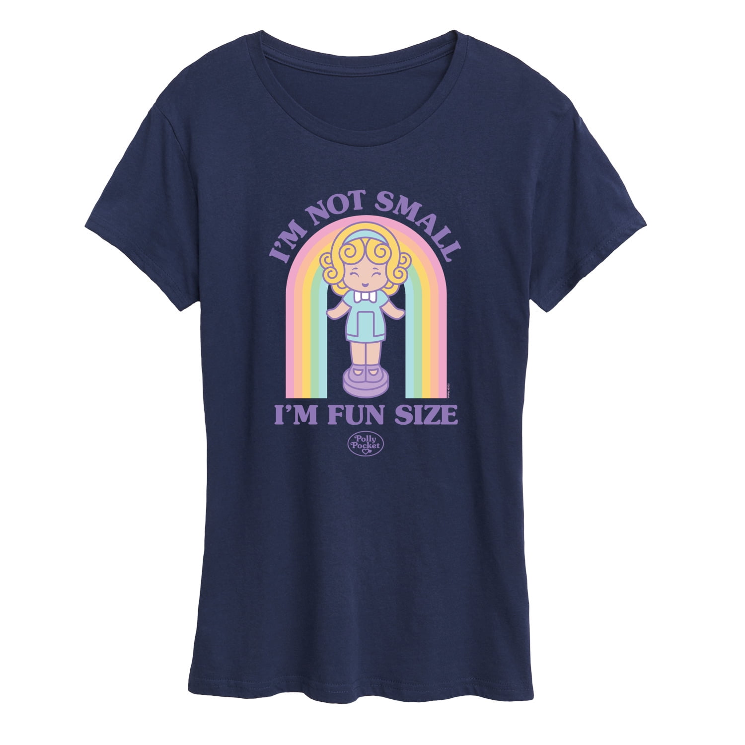 Polly Pocket - Not Small Fun Size- Women's Short Sleeve Graphic Tee ...