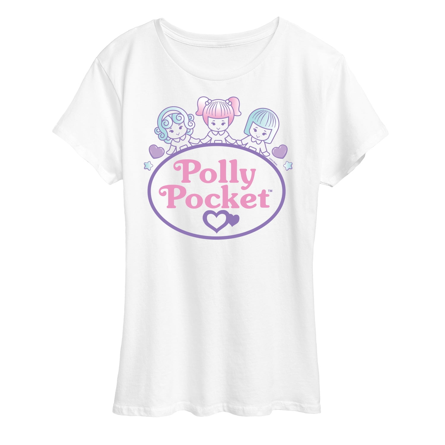 Polly Pocket - Polly And Friends Logo - Women's Short Sleeve Graphic ...