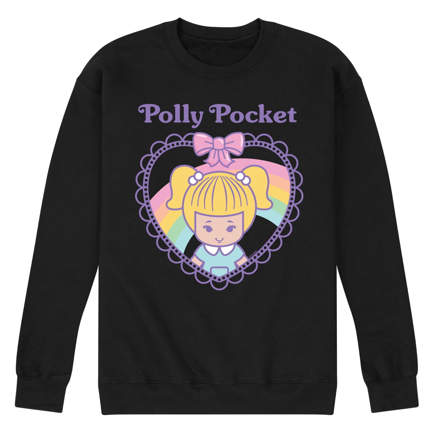 Polly Pocket - Polly Pocket Heart - Men's Crew Fleece Sweatshirt ...