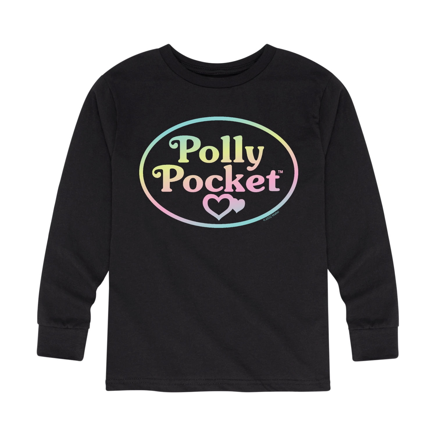 Polly Pocket - Polly Pocket Ombre Logo - Toddler And Youth Long Sleeve ...