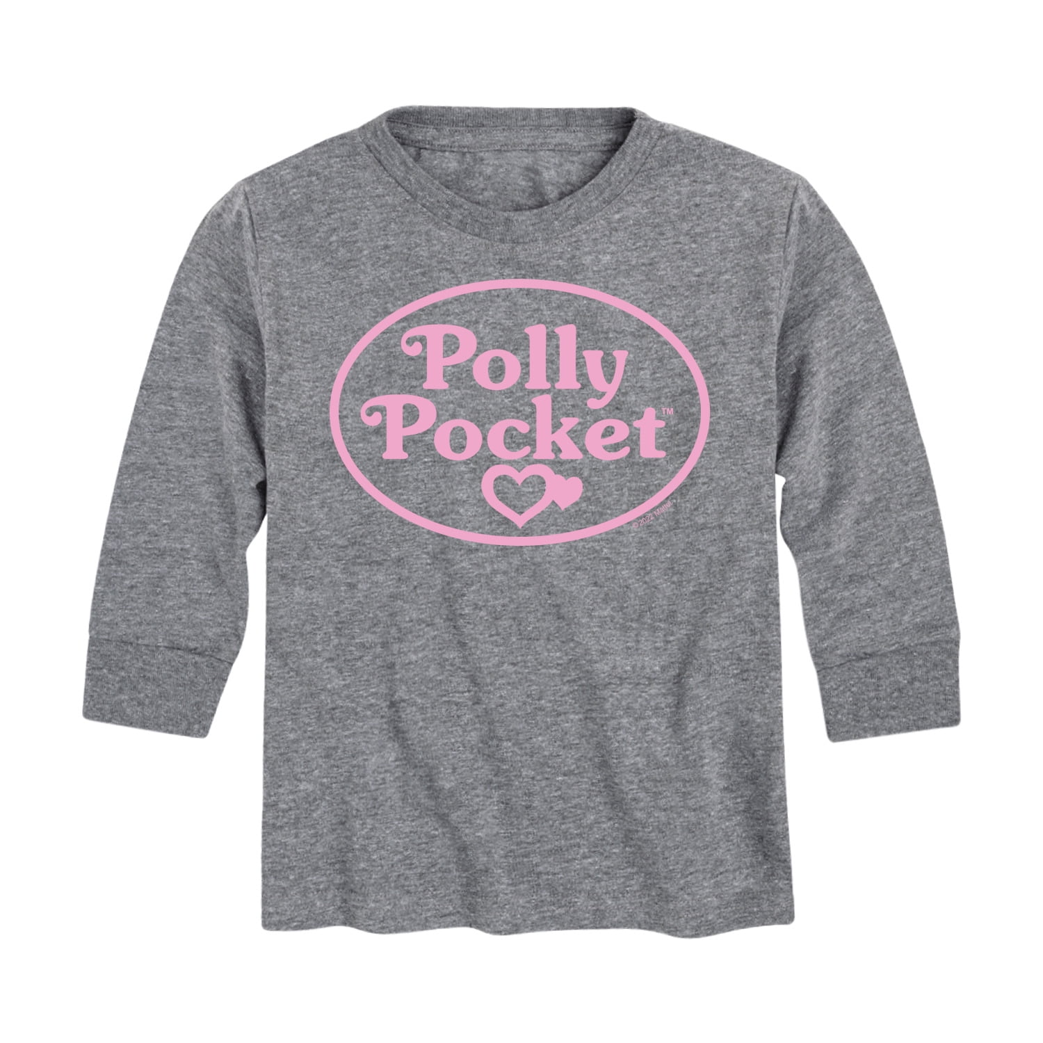 Polly Pocket - Polly Pocket Pink Logo - Toddler And Youth Long Sleeve ...