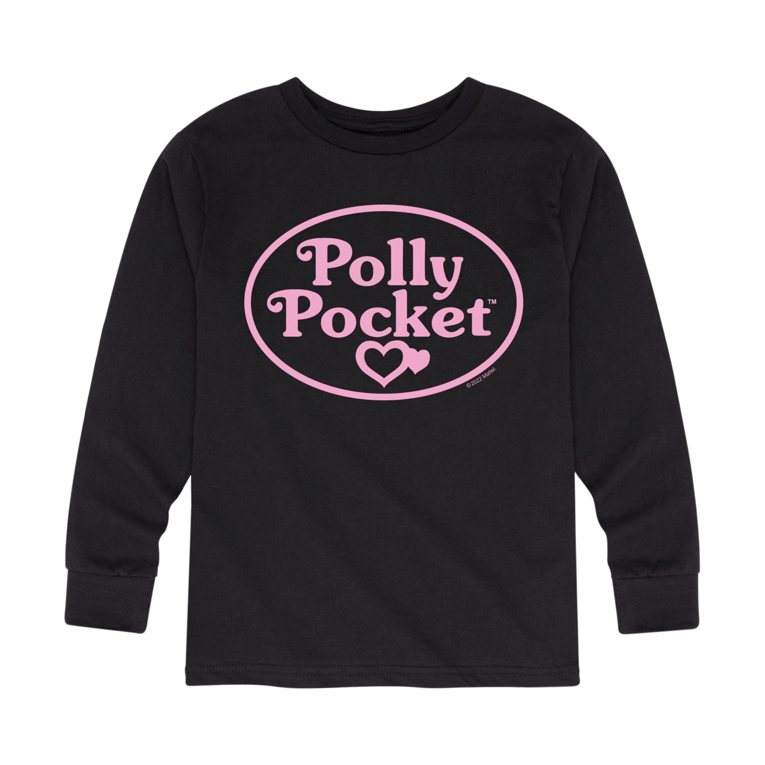 Polly Pocket - Polly Pocket Pink Logo - Toddler And Youth Long Sleeve ...