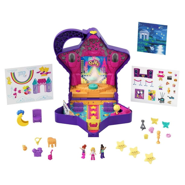Mattel Polly Pocket Starring Dhani Talent Show Compact Miniature ...