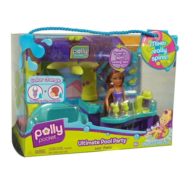 Polly Pocket Ultimate Pool Party Playset - Lea Patio - Walmart.com