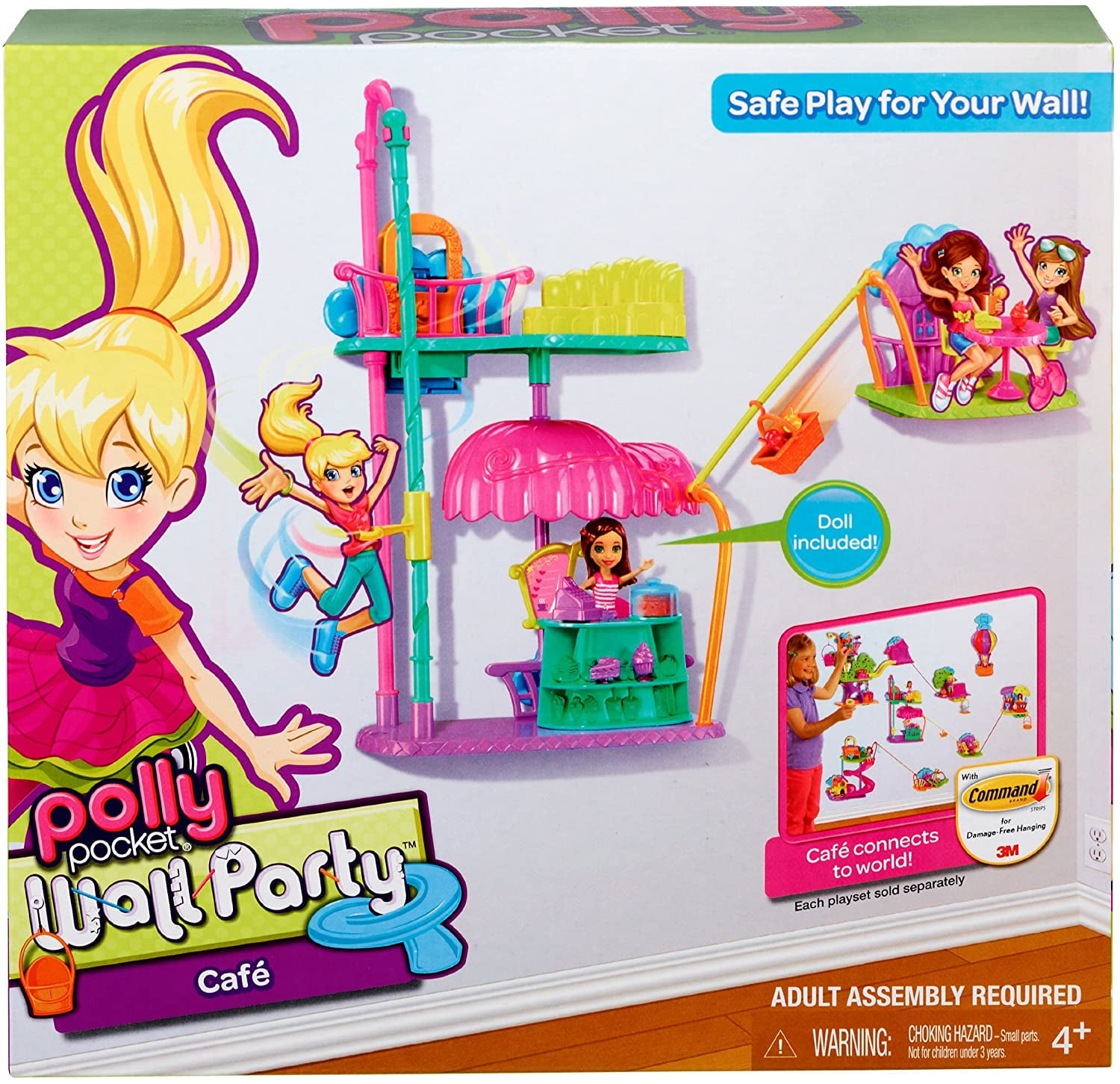 Polly Pocket W All Party Cafe Play Set - Walmart.com
