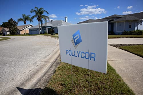 Pollycor 18" x 24" Corrugated Fluted Coroplast Polypropylene Plastic ...