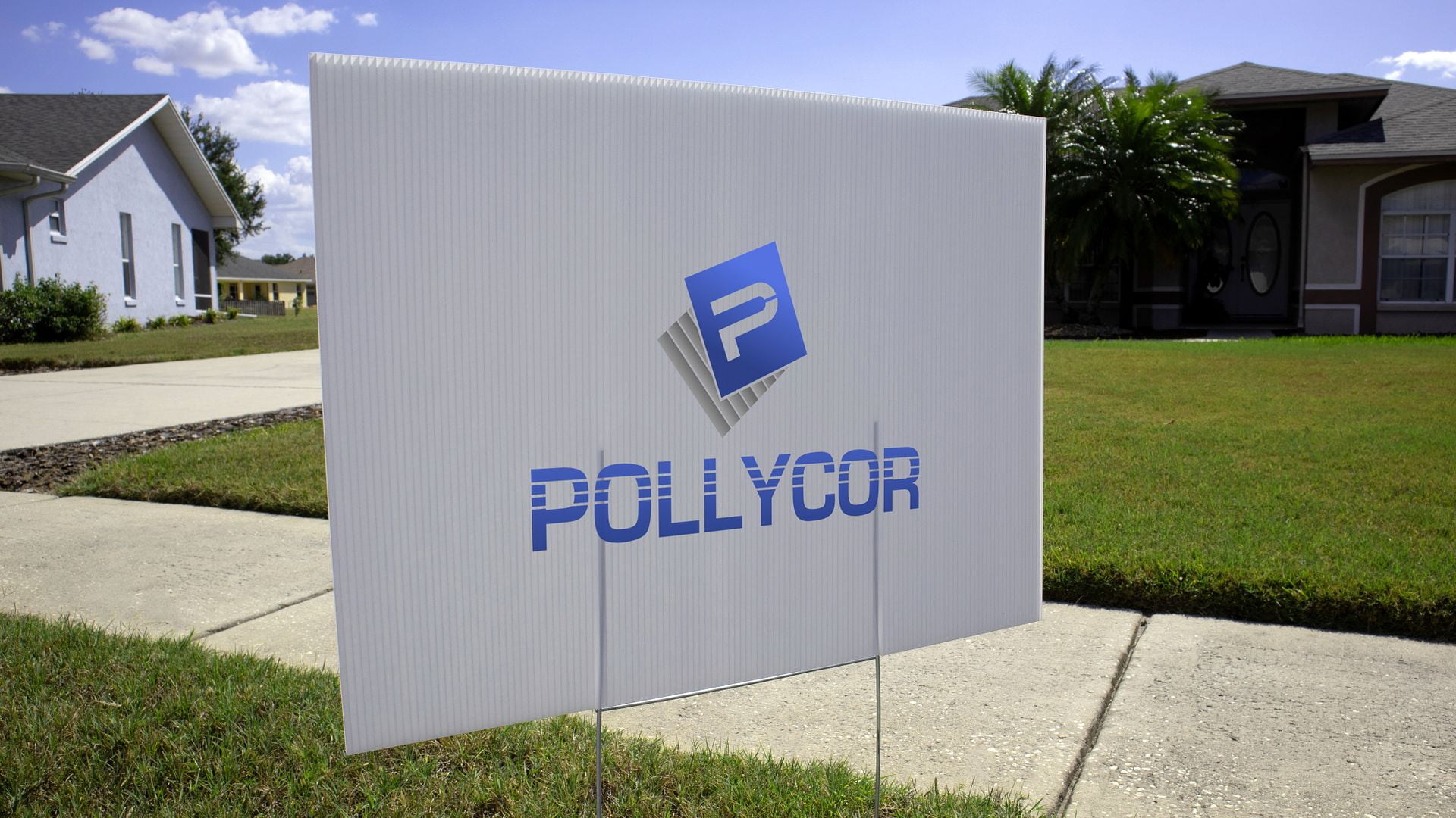 Pollycor Blank Corrugated Polypropylene Plastic Yard Signs. Great for ...