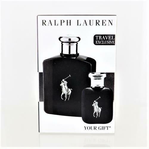 Ralph Lauren Polo Black Gift Set, 4.2 oz EDT Spray, 0.5 oz EDT Spray ...