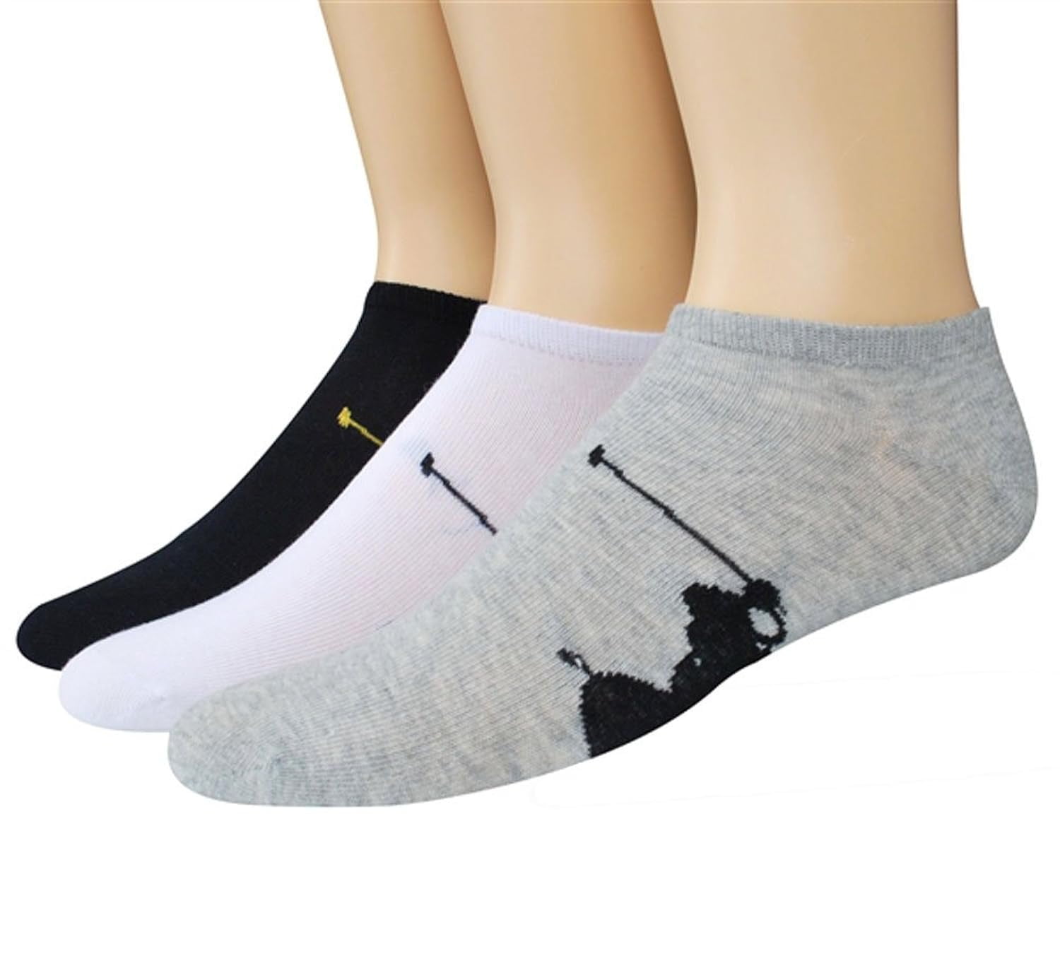Polo Mens Big Polo Player Ped - 3 Pack (Assorted) - Walmart.com