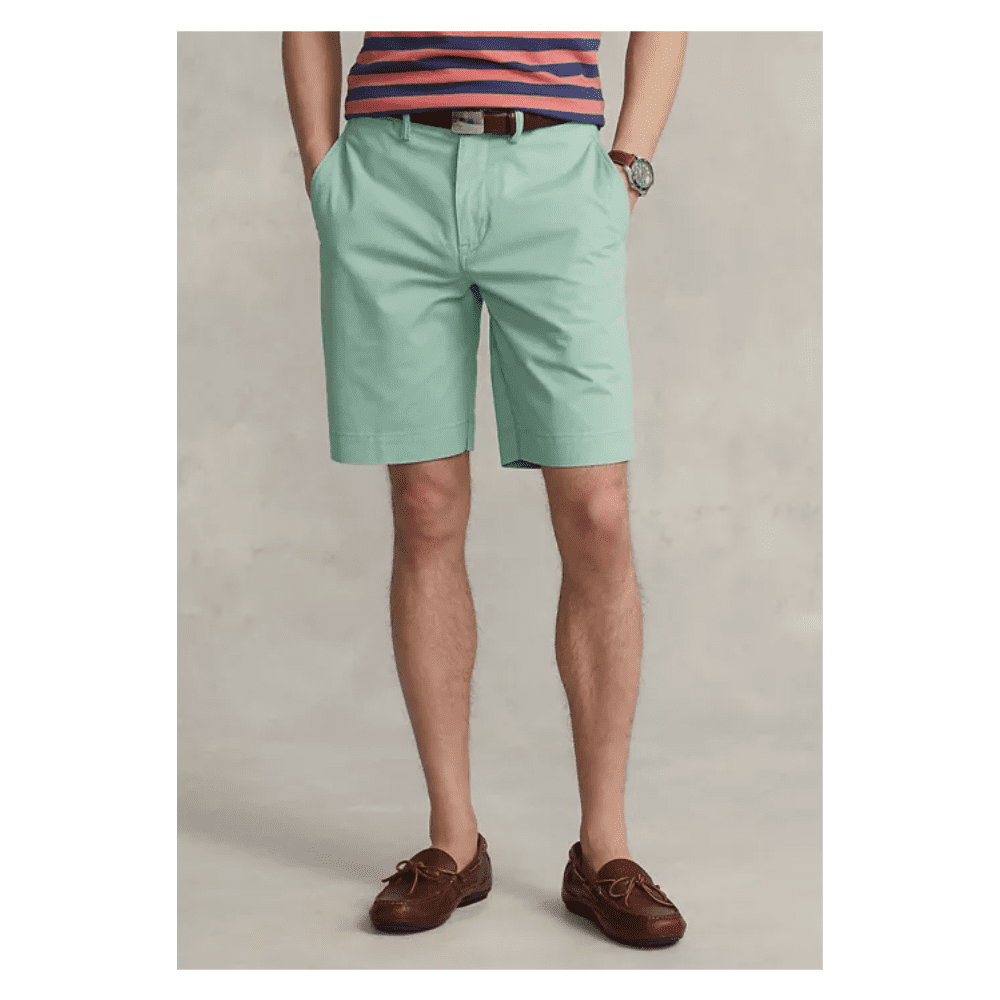 Polo Ralph Lauren 9-Inch Stretch Classic Fit Chino Shorts,Celedon[30] - Walmart.com