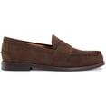 Polo Ralph Lauren Penny Strap Brown Suede Loafers Brown (Men's ...