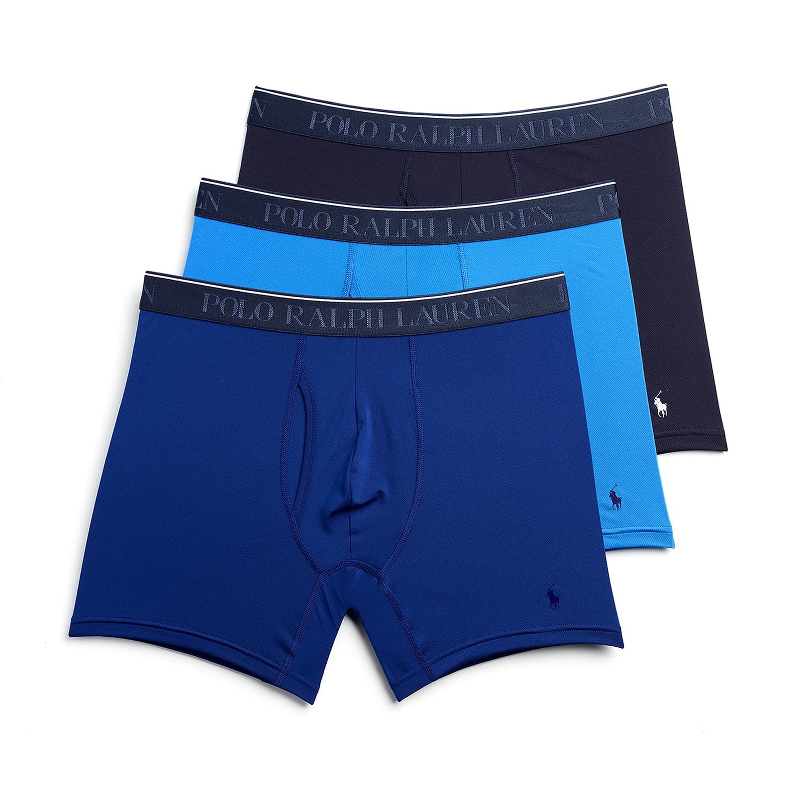 Polo Ralph Lauren Men's 3-Pack Classic Fit Microfiber Boxer Briefs ...