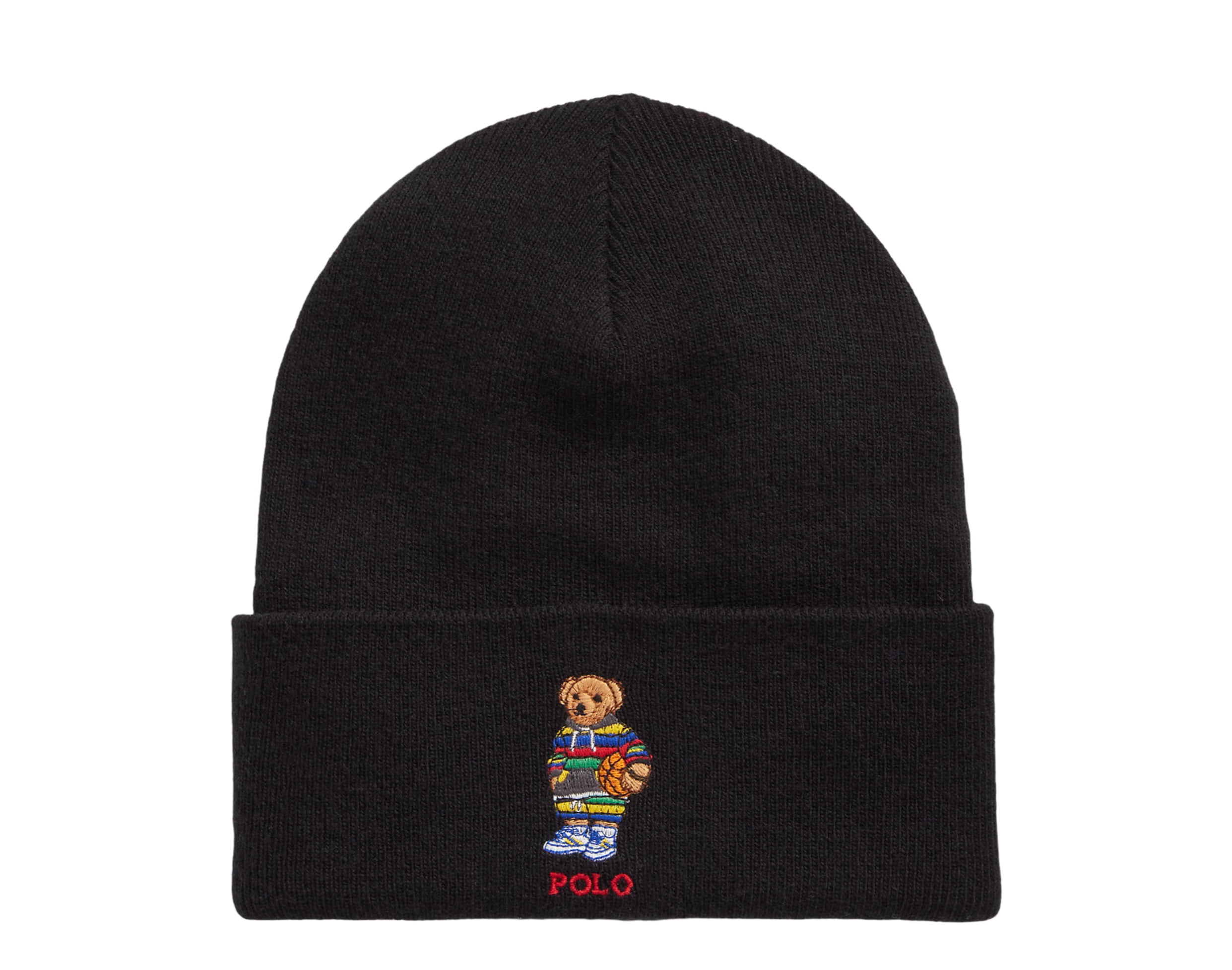 Polo Ralph Lauren Men's Active Bear Beanie Black Size Regular - Walmart.com