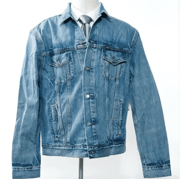 Polo Ralph Lauren Men's Big & Tall Big Pony Spell Out Trucker Denim ...