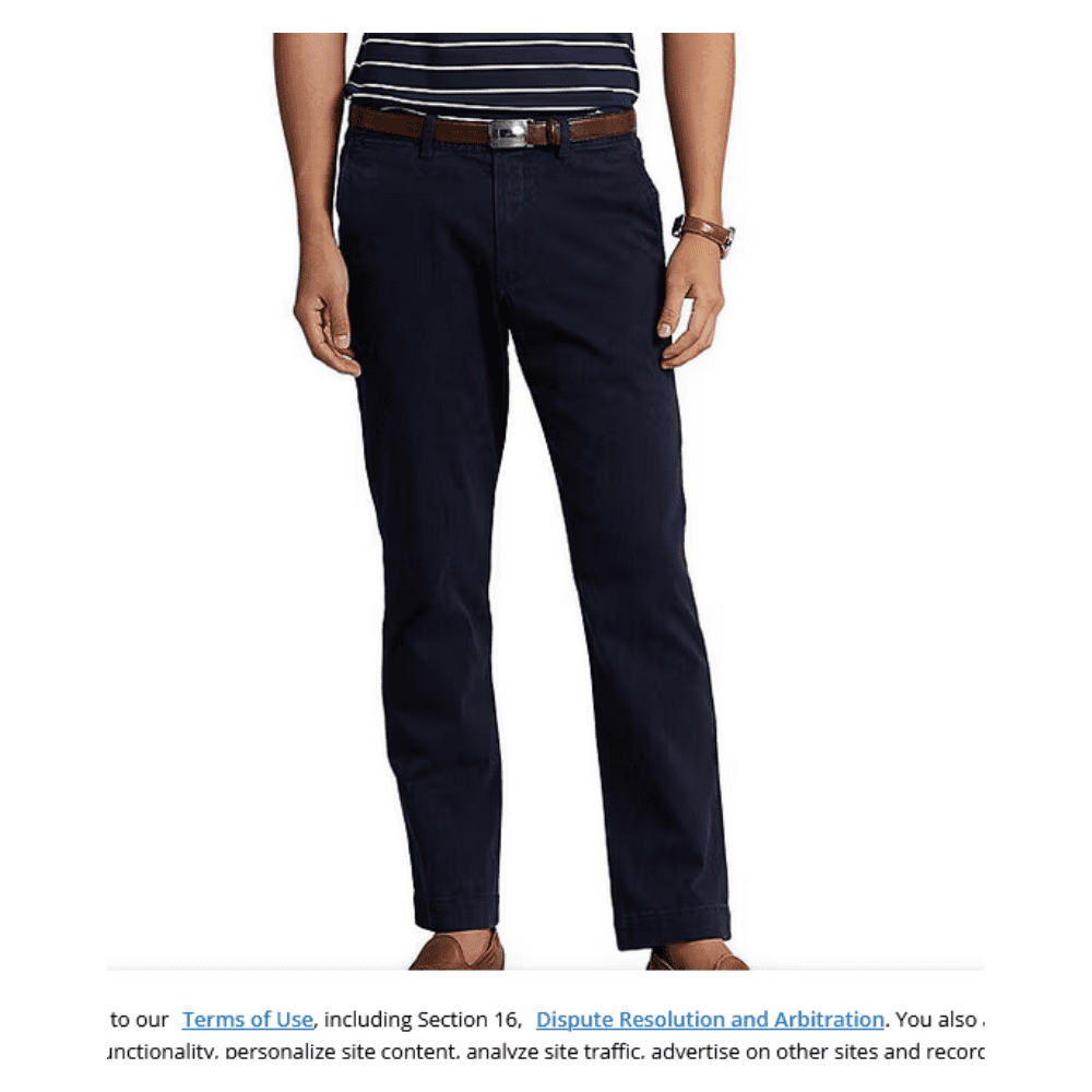 Polo Ralph Lauren Men's Big and Tall Stretch Classic Fit Chino Pants Ink 40TX36 - Walmart.com
