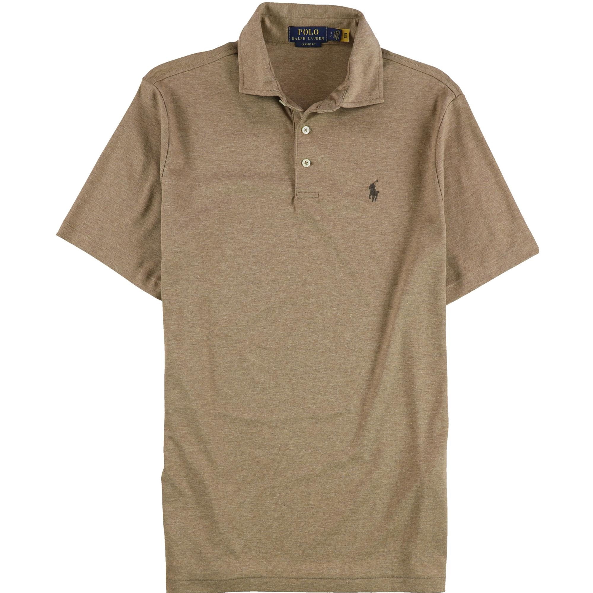 Polo Ralph Lauren Men's Classic Fit Cotton Polo Shirt Italian Heather ...