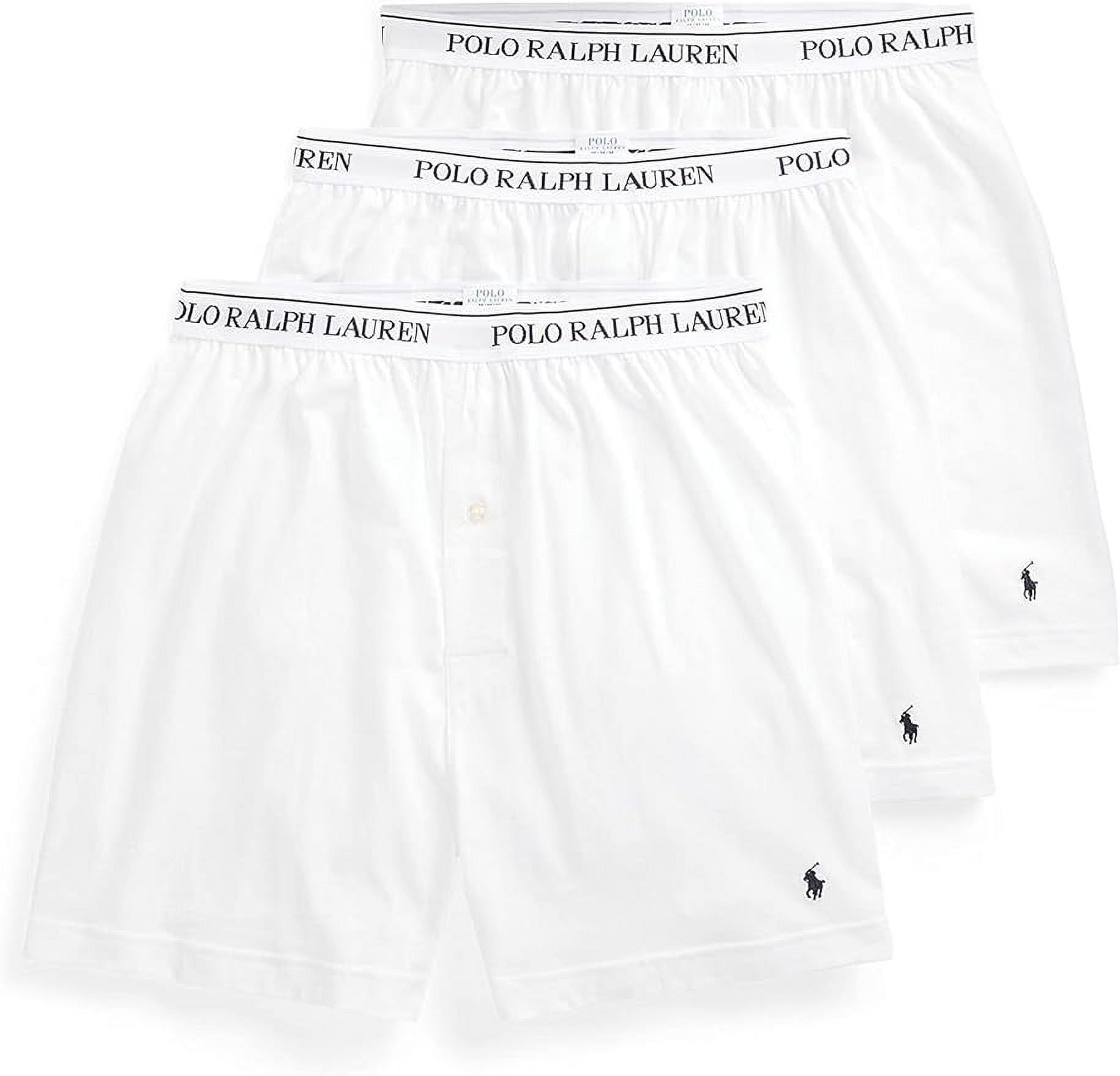 Polo Ralph Lauren Men's Classic Fit with Wicking Knit Boxers 3 Pack ...
